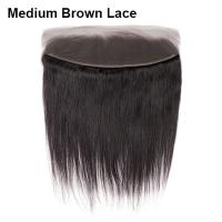 China 13x4 Transparent Lace 100% Brazilian Virgin Hair Extensions 8-24 Inch Straight for Young Girl for sale
