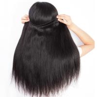 China 8 Inch Indian Straight Hair Bundles with Closure Virgin Human Hair Extensions 10A Grade for sale