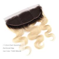 China 10A Grade 100% Peruvian Ombre Human Hair Extensions 1B/613 Blonde Color 8-40 Inch for sale