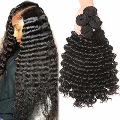 China Deep Curly 100% Cambodian Virgin Human Hair Extensions 10A Grade 8-40 Inch for Black Women for sale