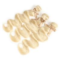 China 100% Brazilian Virgin Body Wave Remy 613 Blond Human Hair Bundles 10-30 Inch 100g for sale