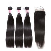 China 8A Grade 100 Unprocessed Malaysian Straight Hair Bundles 8-30 Inch for Women for sale
