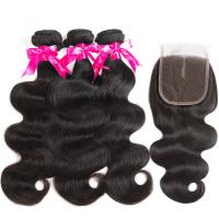 China 100% Virgin Cambodian Body Wave Hair Bundles 10A Double Weft 8-30 Inches No Shedding for sale