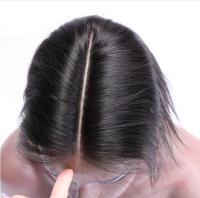 China 8 Inch 10A Grade Virgin Indian Human Hair Weave Natural Color Closure Extensions for sale