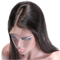China 8 Inch 10A Grade Virgin Indian Human Hair Weave Natural Color Closure Extensions for sale