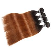 China 10A Grade Brazilian Virgin Human Hair Ombre Extensions 1B/30# 10-30 Inch Silky Straight for sale