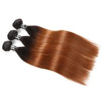 China 10A Grade Brazilian Virgin Human Hair Ombre Extensions 1B/30# 10-30 Inch Silky Straight for sale