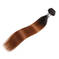 China 10A Grade Brazilian Virgin Human Hair Ombre Extensions 1B/30# 10-30 Inch Silky Straight for sale