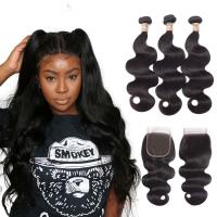 China Natural Color Unprocessed Virgin Brazilian Hair Extensions 8-30 Inch for Black Women for sale
