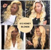 China 100% Peruvian Ombre Human Hair Extensions 1B/613 Blonde 10A Grade 8-40 Inch No Shedding for sale