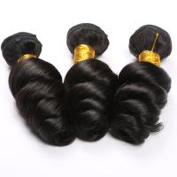 China 100 Virgin Cambodian Loose Curly Human Hair 10A Grade 8-40 Inches Black Color With Baby Hair for sale