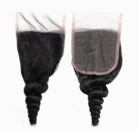 China 100 Virgin Cambodian Loose Curly Human Hair 10A Grade 8-40 Inches Black Color With Baby Hair for sale