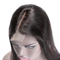 China Virgin Human Hair Lace Top Closure 2x6 10A Grade Natural Color 8-24 Inch for sale
