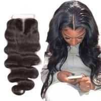China 9A Grade Natural Baby Hair 4x4 Lace Top Closure 18 Inch Virgin Human Hair Extensions OEM for sale