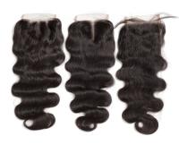 China 9A Grade Natural Baby Hair 4x4 Lace Top Closure 18 Inch Virgin Human Hair Extensions OEM for sale