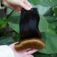 China Ombre Egg Curly Fumi Virgin Hair 10A Grade Super Double Drawn Hair Extensions 8-30 Inch for sale