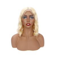 China 10A Grade 100% Virgin Human Hair Lace Front Wig Ombre Color 14 Inch Natural Hairline for sale