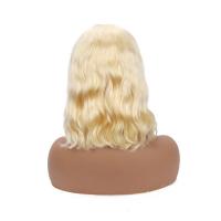 China 10A Grade 100% Virgin Human Hair Lace Front Wig Ombre Color 14 Inch Natural Hairline for sale