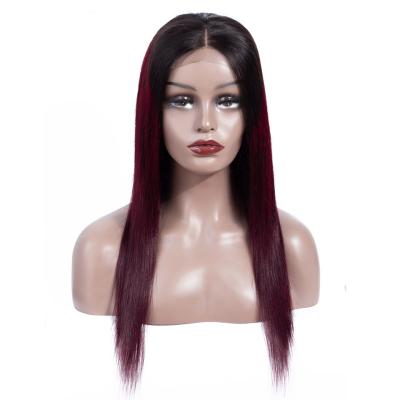 China 10A Grade Virgin Remy Human Hair Extensions Silky Straight 1b99J Ombre Color 10-18 Inch No Shedding for sale