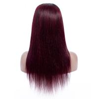 China 10A Grade Virgin Remy Human Hair Extensions Silky Straight 1b99J Ombre Color 10-18 Inch No Shedding for sale