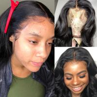 China 8-30 Inch Body Wave Full Lace Human Hair Wig for Black Women Transparent Lace for sale