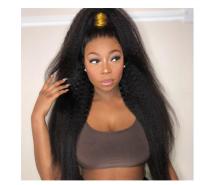 China No Synthetic Kinky Straight Indian Remy Human Hair Extensions 10A Grade 8-40 Inch for Black Women for sale
