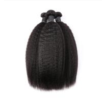 China No Synthetic Kinky Straight Indian Remy Human Hair Extensions 10A Grade 8-40 Inch for Black Women for sale