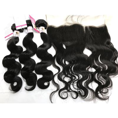 China 100% Brazilian Virgin Hair Body Wave 13x4 Frontal 8-30 Inch No Shedding Wholesale for sale