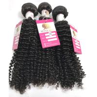 China 100 % Unprocessed Peruvian Human Hair Weave Curly Remy Hair Extensions for sale
