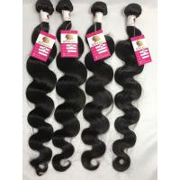 China Full Thick Body Wave Virgin Brazilian Hair 4 Bundles with Frontal 8-30 Inch for sale