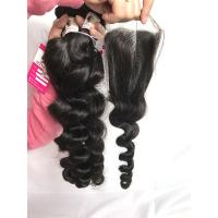 China 12 Inch 100% Brazilian Virgin Hair Unprocessed Cuticle Aligned Raw Loose Wave Weft for sale