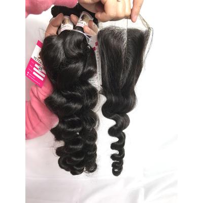 China 12 Inch 100% Brazilian Virgin Hair Unprocessed Cuticle Aligned Raw Loose Wave Weft for sale