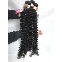 China 100% Brazilian Virgin Deep Wave Hair Bundles 4x4 Lace Closure 8-30 Inch Wholesale for sale