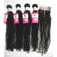 China BVKC 100% Brazilian Virgin Human Hair Extensions Kinky Curly 8-30 Inches Remy Hair Weft for sale