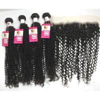 China 100g Curly Human Hair Weave 100% Virgin Remy Unprocessed Natural Kinky Curly 8-30 Inches for sale