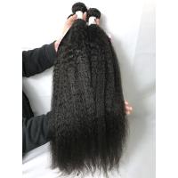 China 100% Brazilian Virgin Hair Kinky Straight 13x4 Lace Frontal with Bundles 8-30 Inch for sale