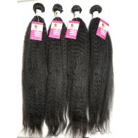 China Full Thick 26 Inch Kinky SGS 100% Brazilian Virgin Hair Weft 3 Bundles for sale