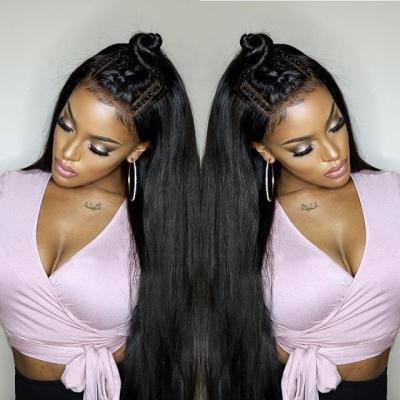 China 100% Virgin Human Hair Straight 13x4 Lace Frontal 250% Density 8-30 Inches for sale