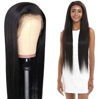 China 100% Virgin Human Hair Straight 13x4 Lace Frontal 250% Density 8-30 Inches for sale