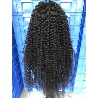China Tangle Free Deep Wave 300% Pre - Plucked Lace Front Wig for sale