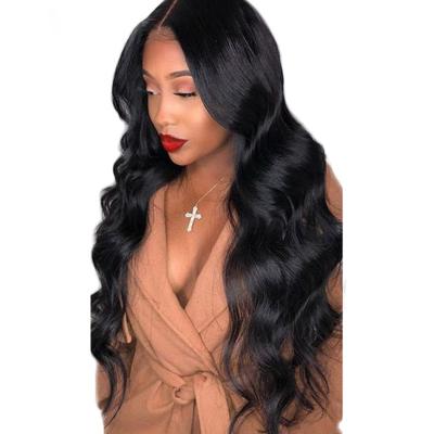 China Swiss Lace 1b 490g Peruvian Human Hair Lace Front Wig 12-30inch for sale