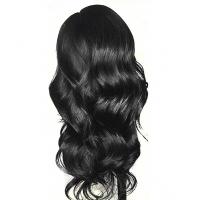 China Swiss Lace 1b 490g Peruvian Human Hair Lace Front Wig 12-30inch for sale