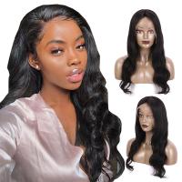 China 100% Human Hair Full Lace Front Wig with Natural Part 8-30 Inch Virgin Hair for sale