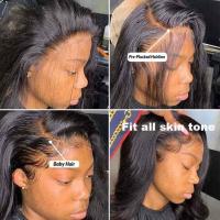 China 250g Body Wave Glueless Full Lace Human Hair Wig 8-30inch Natural Color for sale