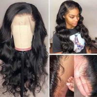 China 250g Body Wave Glueless Full Lace Human Hair Wig 8-30inch Natural Color for sale