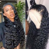 China Unprocessed Brazilian Human Hair Full Lace Wig Water Wave 12-30 Inch OEM for sale