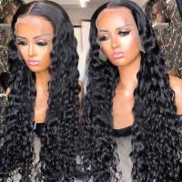 China Unprocessed Brazilian Human Hair Full Lace Wig Water Wave 12-30 Inch OEM for sale