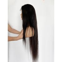 China 100% Virgin Human Hair Straight Lace Front Wig 1B/30 Color 14-30 Inch Full Cuticle for sale