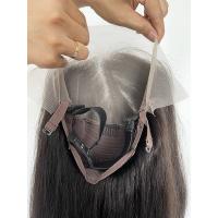 China 100% Virgin Human Hair Lace Front Wig 8-40 Inches Long Natural Color Cuticle Aligned No Tangle for sale