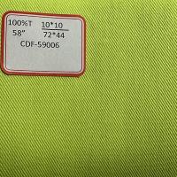China Pure Cotton Dyed Fire Rated Fabric 10*10 72*44 1/1 Flame Proof Fabric for sale